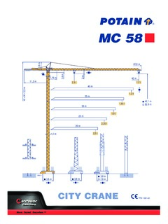 Potain MC 58 Specifications CraneMarket