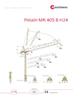 Potain MR 405 B H24 Specifications CraneMarket