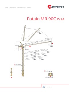 Tower Cranes Luffing Jib Potain Specifications CraneMarket