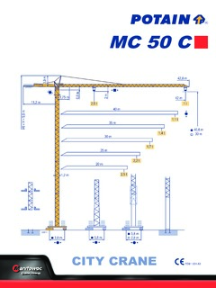 Potain MC 50 C Specifications CraneMarket