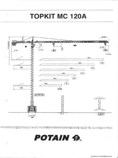Tower Cranes Potain Specifications CraneMarket