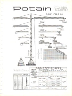 Potain 763 C SM Specifications CraneMarket
