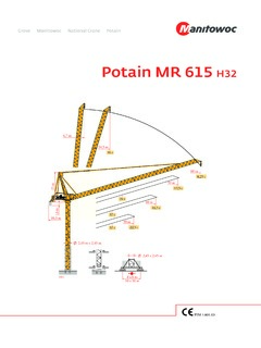 Tower Cranes Luffing Jib Potain Specifications CraneMarket Page 2