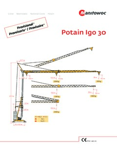 Potain Igo 30 Specifications CraneMarket