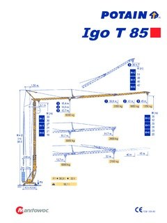 Tower Cranes Self-Erecting Potain Specifications CraneMarket