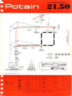 Potain Specifications CraneMarket