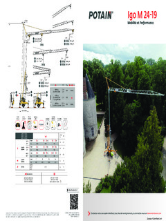 Potain Igo M 24-19 Specifications CraneMarket