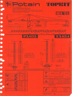 Potain Specifications CraneMarket