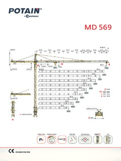 Potain MD 569 Specifications CraneMarket