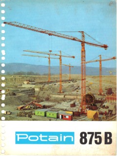 Potain Specifications CraneMarket