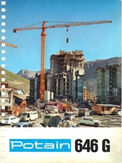 Tower Cranes Potain 646 G SM Specifications CraneMarket