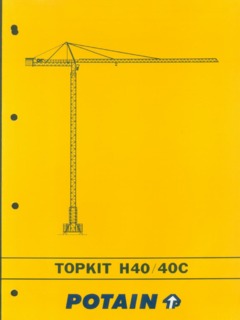 Potain TOPKIT H40/40C Specifications CraneMarket