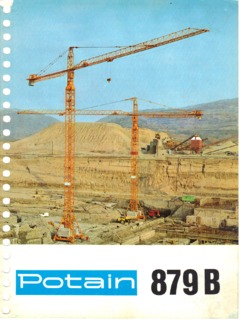 Potain 879 B Specifications CraneMarket