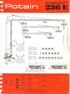 Potain GMR 236 E Specifications CraneMarket