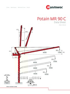 Tower Cranes Luffing Jib Potain Specifications CraneMarket