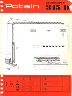 Potain GMR 315 D Specifications CraneMarket