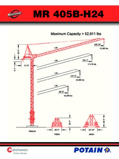 Tower Cranes Luffing Jib Potain Specifications CraneMarket