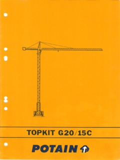 Tower Cranes Potain TOPKIT G20/15C Specifications CraneMarket