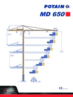 Hammerhead Potain MD 650 Specifications CraneMarket