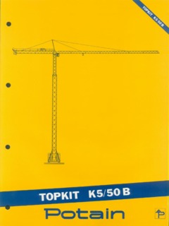 Tower Cranes Potain TOPKIT K5/50B Specifications CraneMarket