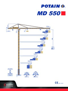 Tower Cranes Potain MD 550 Specifications CraneMarket