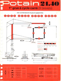 Potain Specifications CraneMarket