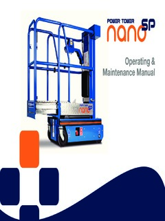 Power Towers a JLG Company Specifications CraneMarket