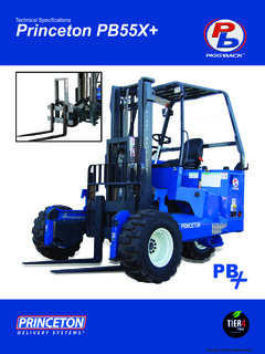 Forklifts Princeton Specifications CraneMarket