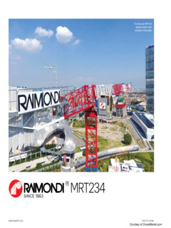 Raimondi Specifications CraneMarket