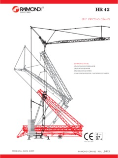 Tower Cranes Self-Erecting Raimondi Specifications CraneMarket