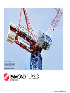 Tower Cranes Raimondi Specifications CraneMarket