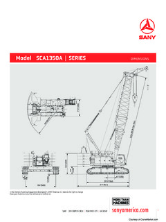 Sany SCA1350A Specifications CraneMarket