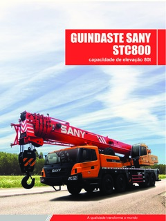 Sany STC800 Specifications CraneMarket