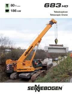 Sennebogen 683 HD Specifications CraneMarket