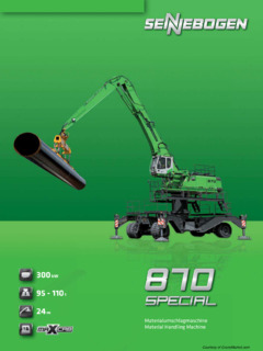 Sennebogen Specifications CraneMarket