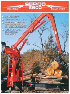 Loader Cranes Serco Specifications CraneMarket