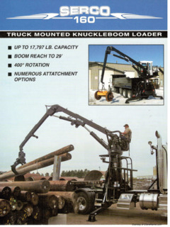 Loader Cranes Serco Specifications CraneMarket