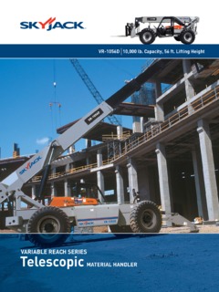 Telehandlers Skyjack VR-1056D Specifications CraneMarket