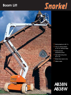 Snorkel AB38N Specifications CraneMarket