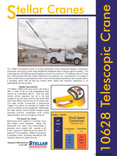 Stellar Industries Inc. 10628 Specifications CraneMarket