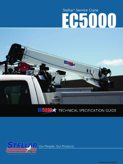 Trailer Mounted Stellar Industries Inc. Specifications CraneMarket