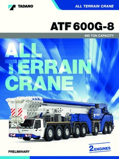 Tadano ATF 600G-8 Specifications CraneMarket