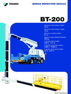 Bridge Inspection Access Platforms Specifications CraneMarket