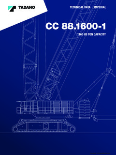 Lattice Boom Tadano CC 88.1600-1 Specifications CraneMarket