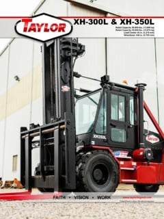 Lift Truck Forklifts Taylor XH-300L Specifications CraneMarket