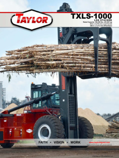 Lift Truck Forklifts Taylor Specifications CraneMarket