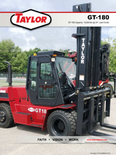 Lift Truck Forklifts Pneumatic Tire Taylor Specifications CraneMarket