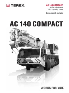 AC 140 COMPACT Specifications CraneMarket