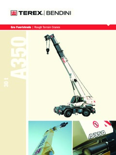 Terex Bendini A350 Specifications CraneMarket