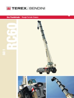 Rough Terrain Cranes Terex Bendini Specifications CraneMarket